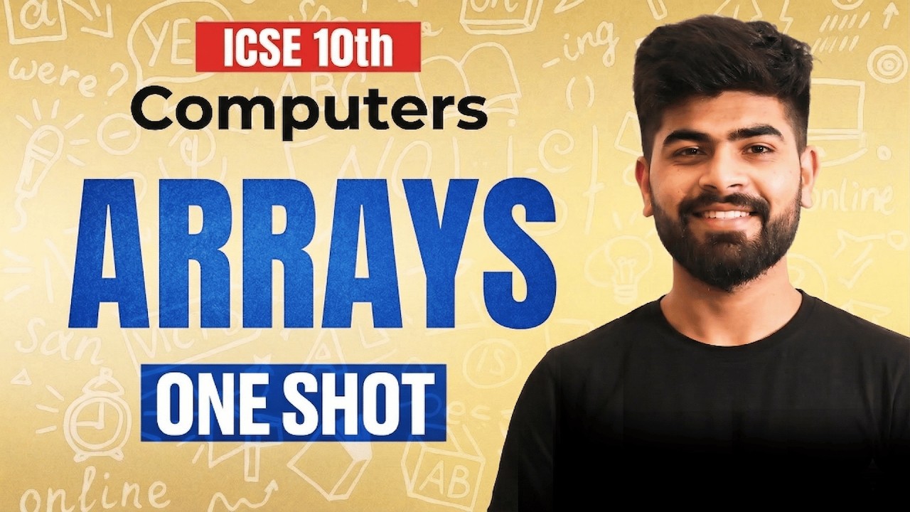 🔥 Arrays in Java | ICSE Class 10 Computer Applications | ICSE Class 10th | ICSE 2027