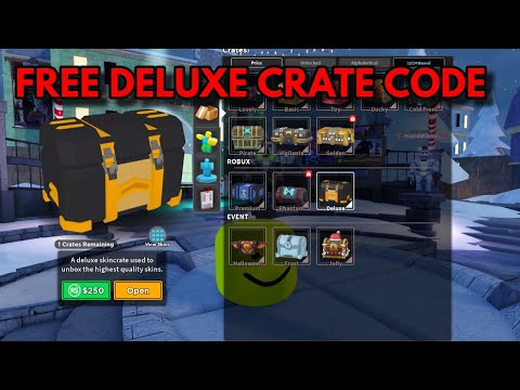 FREE DELUXE CRATE CODE | ROBLOX Tower Defense Simulator