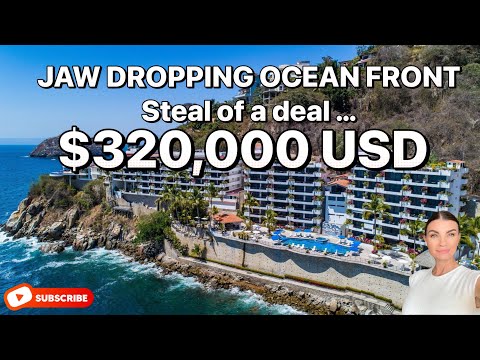 La Jolla de Mismaloya | Puerto Vallarta Condo for sale | Video Tour | Ocean Front | Only $320,000USD
