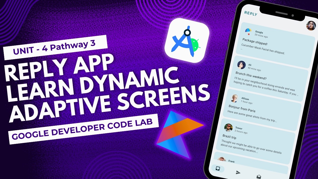 Build Adaptive Android App with Jetpack Compose  | Reply App | MVVM + Responsive UI