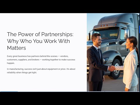 🤝 The Power of Partnerships: Why Who You Work With Matters