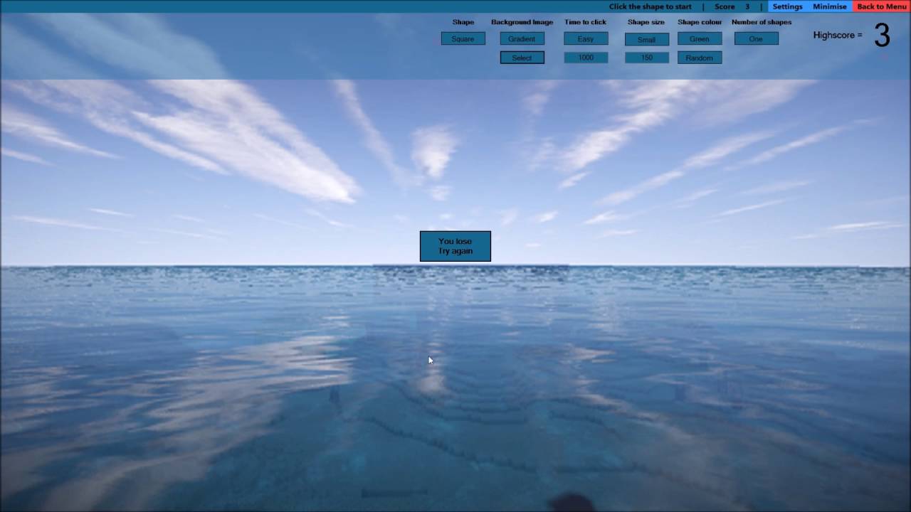 Muscle Memory Game - Visual Basic