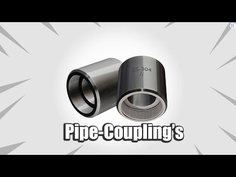 Pipe connection by Coupling's method explained. SW // THD