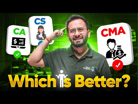 Which is Better? CA vs CS vs CMA | Career Guidance in Commerce 🎓