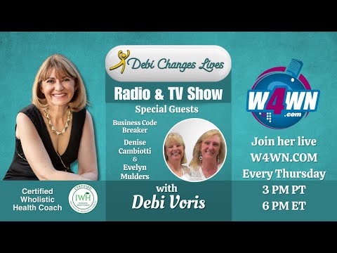 Debi has Business Code Breakers Denise Cambiotti & Evelyn Mulders-Share Energy Healing for Business