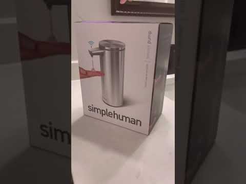 Simple Human soap dispenser unboxing #shorts #cleaning #cleanwithme