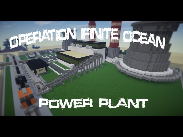 【Operation Infinite Ocean】 - Coal Power Plant Minecraft Map