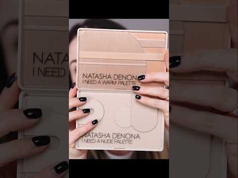 Warm vs. Nude: Natasha Denona Eyeshadow Palette Showdown! #natashadenona #natashadenonapalette