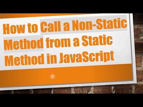 How to Call a Non-Static Method from a Static Method in JavaScript