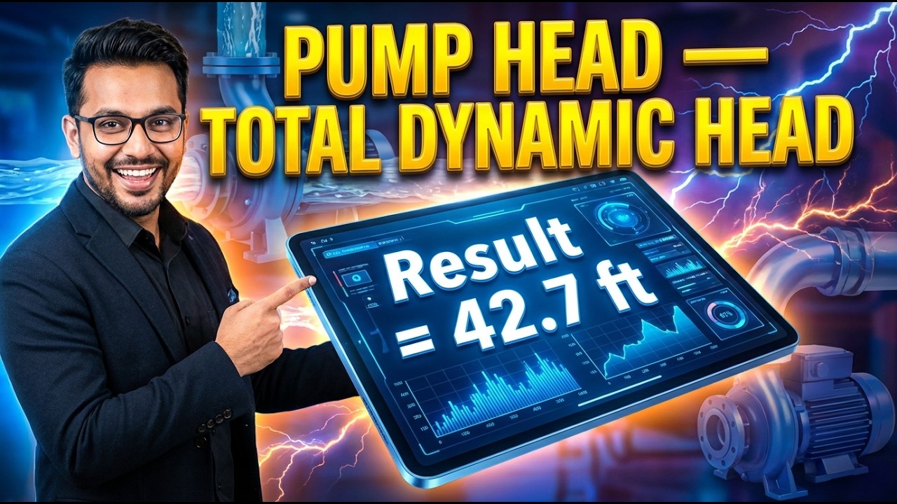Pump Head — Total Dynamic Head Calculator — How to Use It | Engineering Tool
