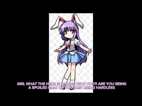 Reisen (touhou project) exposeing Aaliyah