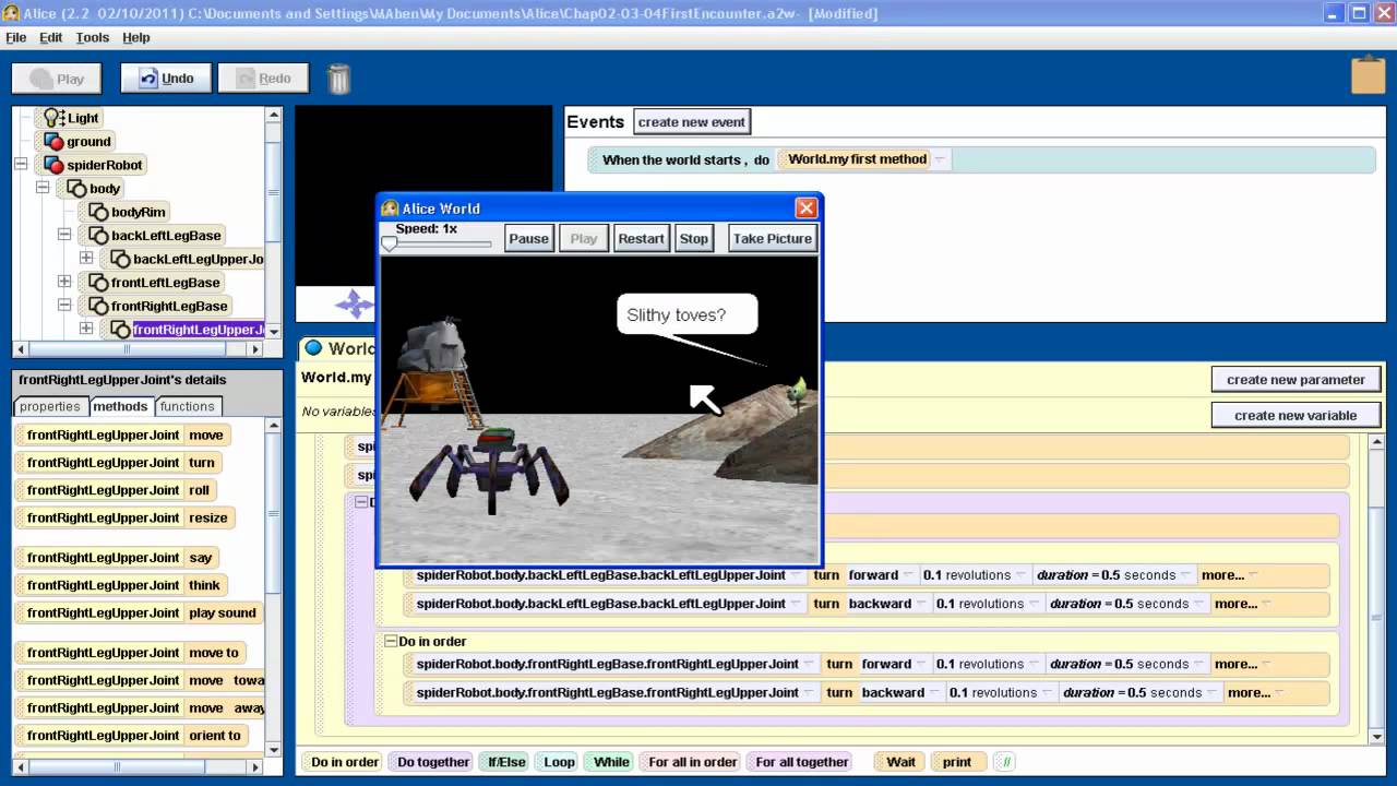 Alice: A First Program - Part 2