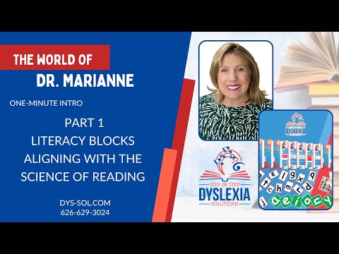 1- Min. Intro - Part 1 -Literacy Blocks that Align with the SOR - Helping Dyslexic Children