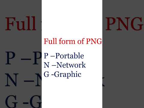 Full Form Of PNG/PNG Ka Full Form