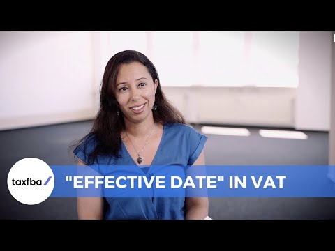"Effective Date" is a repeated mistake in the VAT registration process - Noah explains...