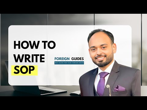 How to Write SOP / Statement of Purpose
