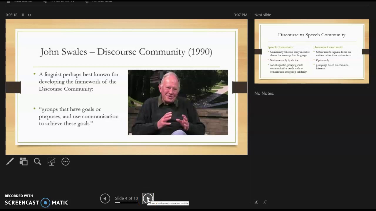 Discourse communities Part 1