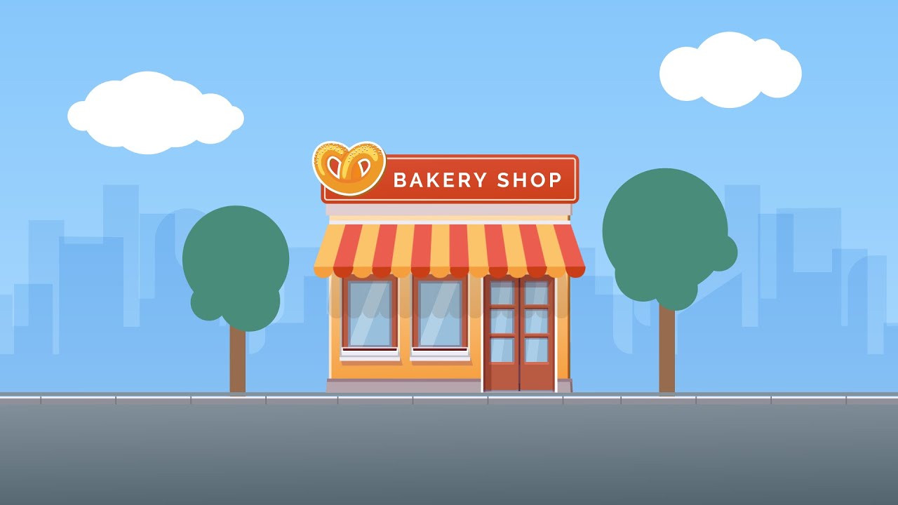 Vector Animation Design - BAKERY SHOP | After Effects