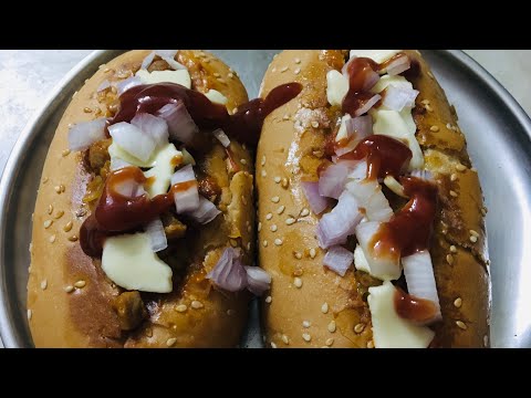 How To Make Hot Dog/In Telugu.