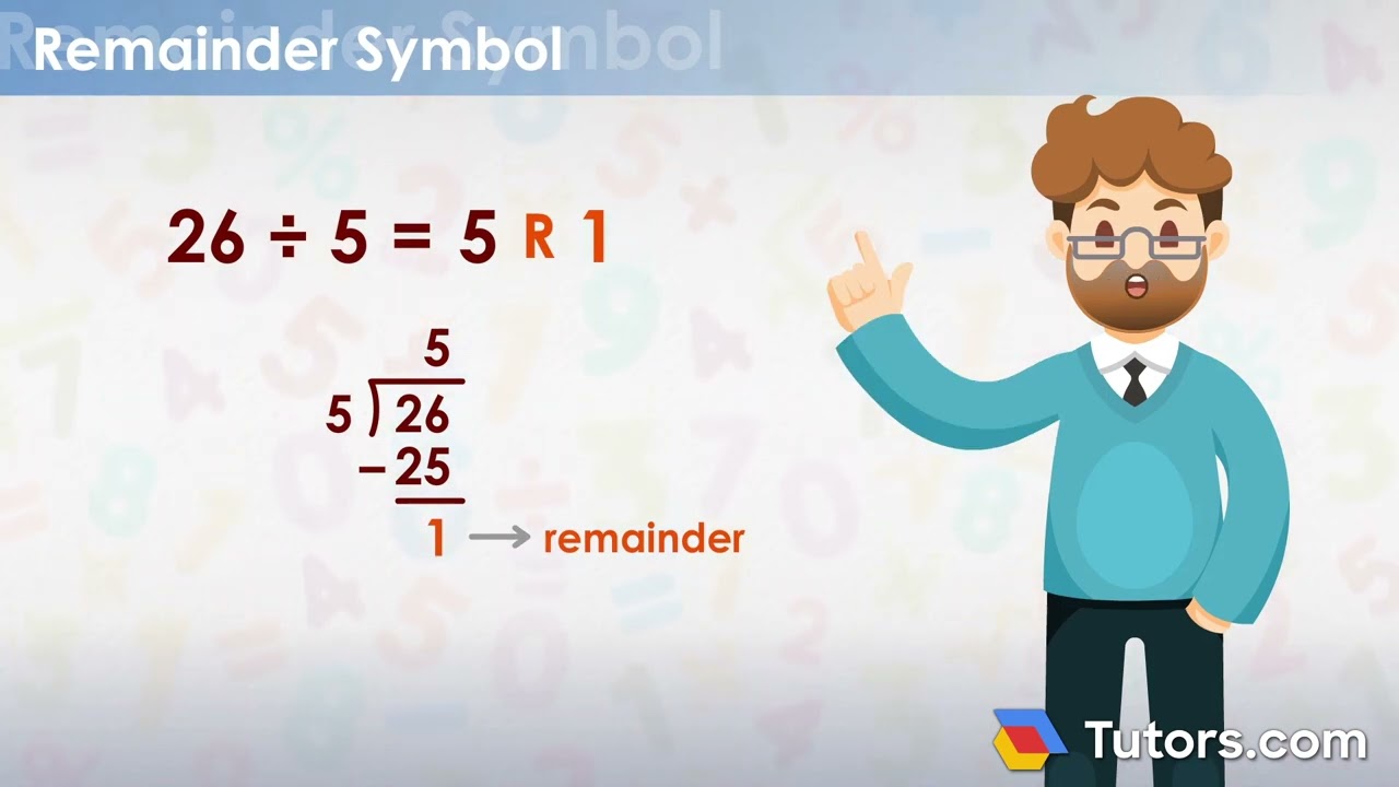 What is remainder in math | Definition & Examples
