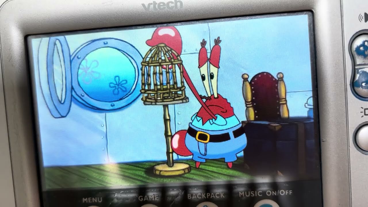 V Reader Vtech Nickelodeon SpongeBob SquarePants Model Sponge