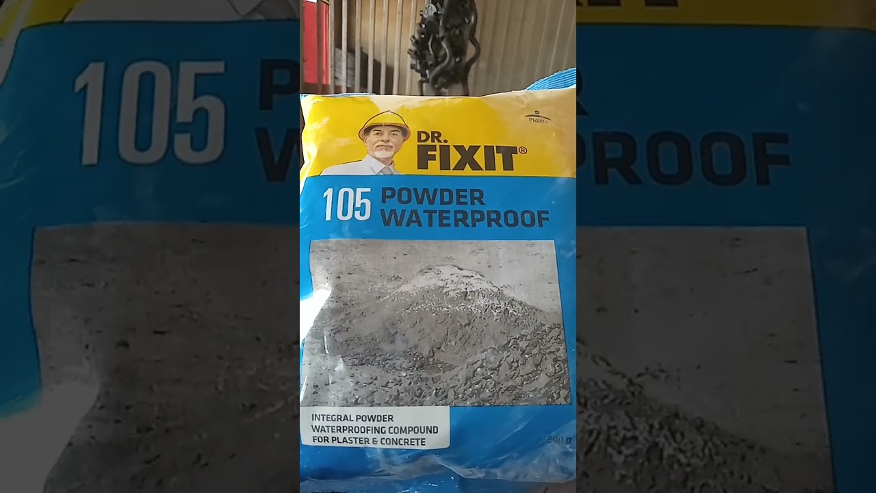 Water Proof That Is Mixed During Construction#construction#waterproof#drfixit