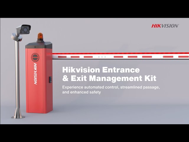 Boom Barrier - Hikvision DS-TMG423/B Barrier Gate with Fence Boom Pole ...