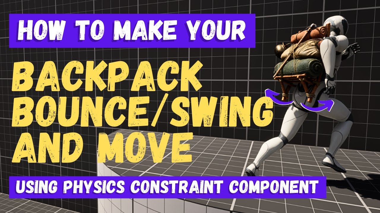How To Use The Physics Constraint Component - Unreal Engine 5 Tutorial
