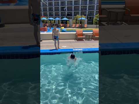 Best hotel pool! At Courtyard Marriott Anaheim