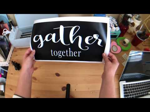 How to Make a Vinyl Stencil with Cricut Design Space