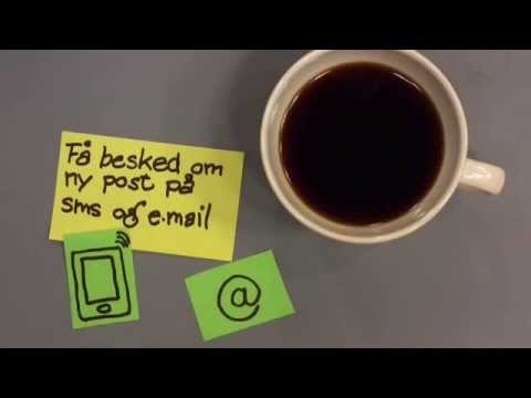 Få besked på sms og mail når der er ny digital post til dig