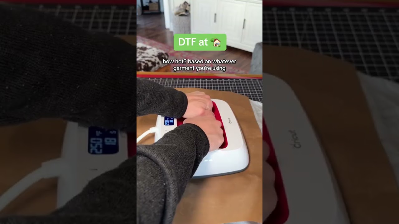 3 Key Factors for DTF Transfers with a Cricut Press ♨️