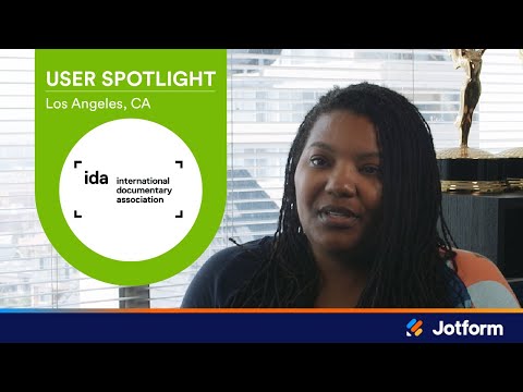 User Spotlight: How the IDA Supports Documentary Filmmakers Using Jotform