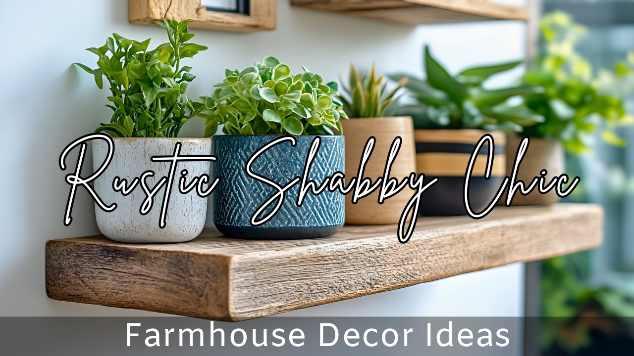 Discover the best DIY Rustic Shabby Chic Farmhouse Decor Ideas for 2025