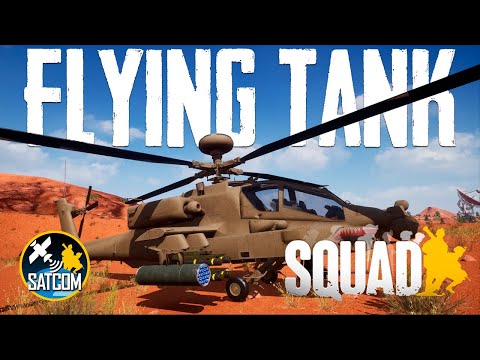 FLYING TANK | APACHE Gameplay on Tallil (SATCOM Mod)