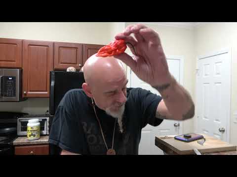 POD REVIEW....Red Ghost Pepper grown by Keith Nichels and Andrews Pepper Patch!