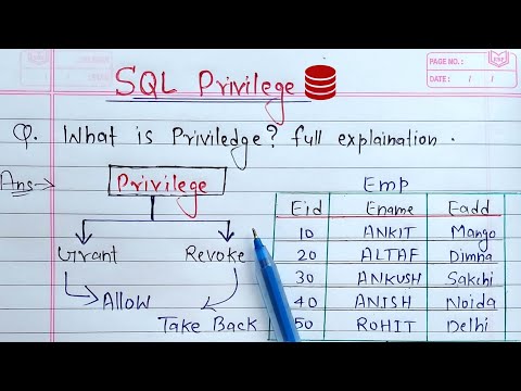 Learn DCL Commands in SQL | Privileges Grant Revoke With Example - Mind Luster