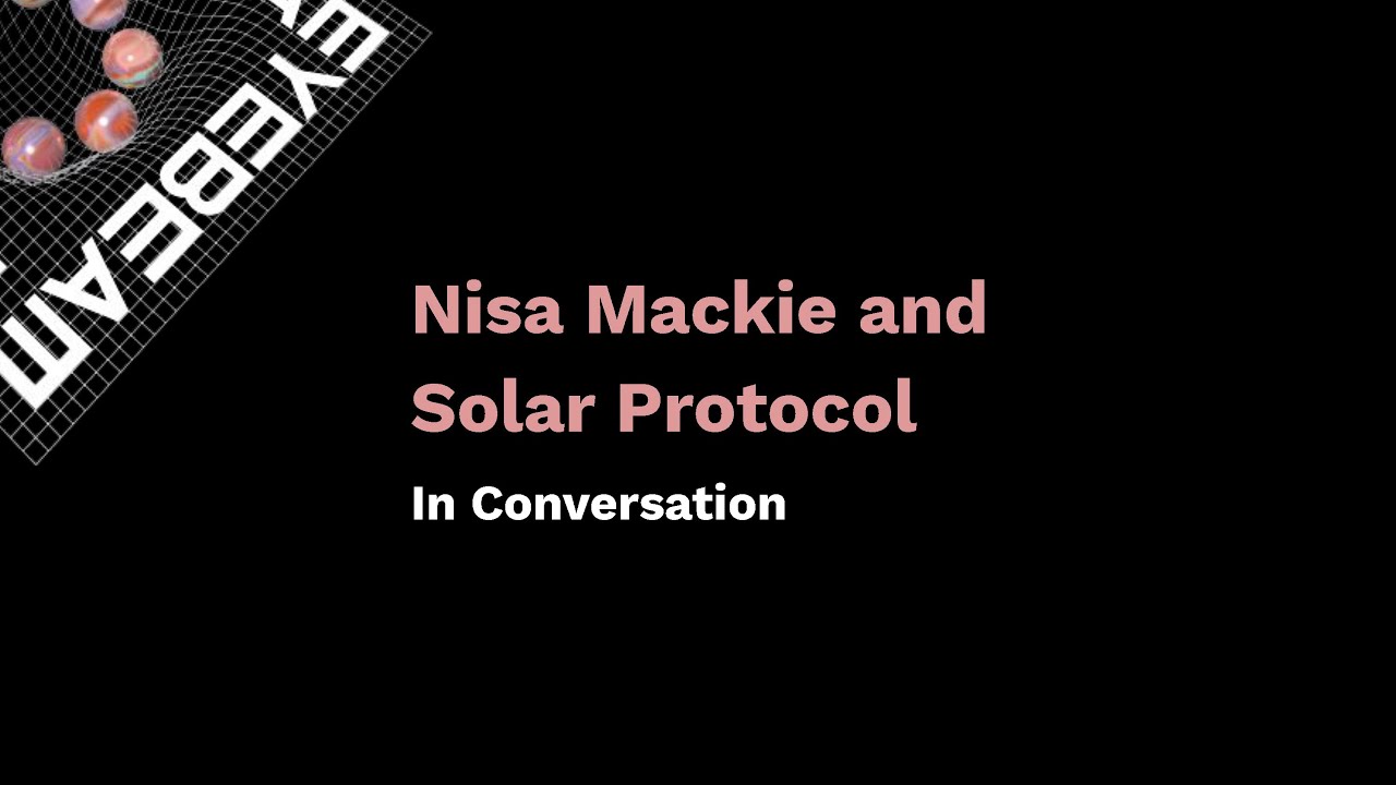 Solar Protocol and Nisa Mackie at Eyebeam's From the Rupture: Ideas and Actions for the Future