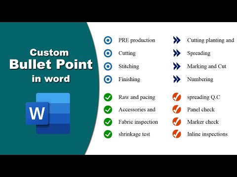 How To add image as a bullets point in Microsoft Word