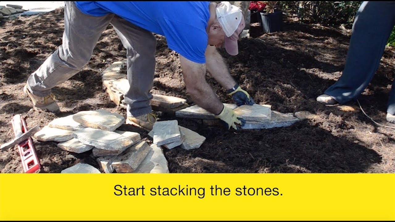 How to Build a Dry Stack Stone Wall with Natural Stone