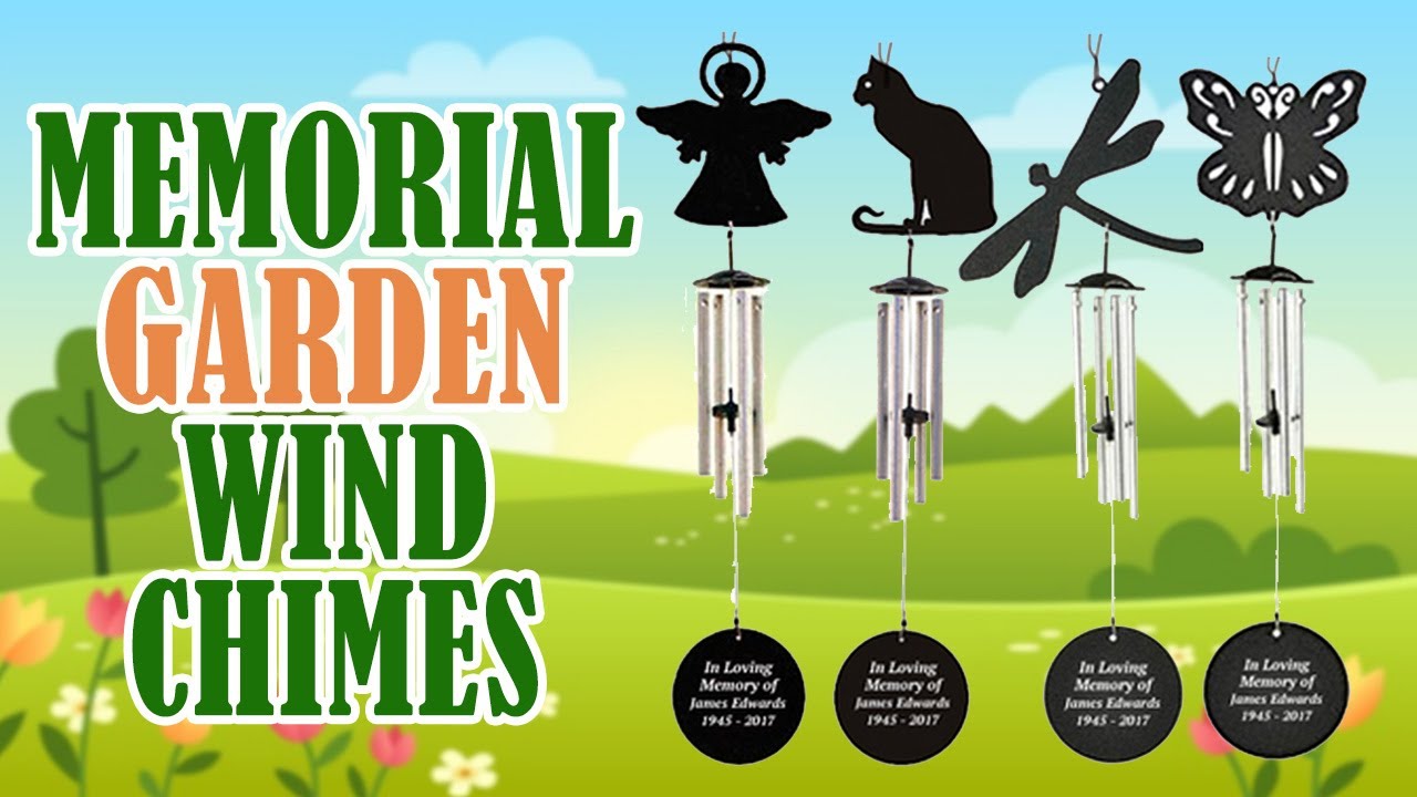 Memorial Wind Chimes Silhouettes