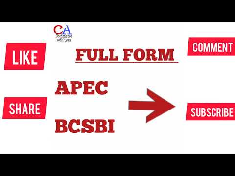 Full Form Of APEC BCSBI DTAA ESOP DSCR VAT