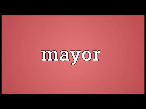 mayor meaning in English