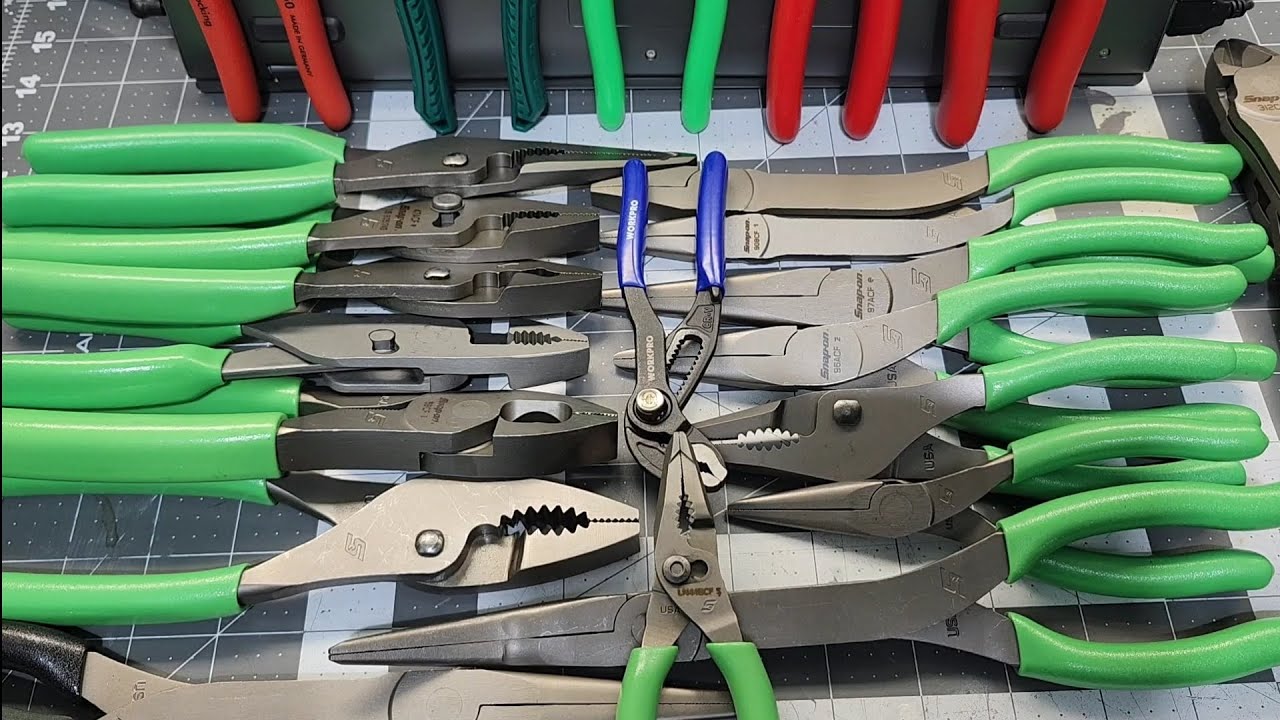 Pliers 101. Going over pliers basics. Featuring Snap on, Icon, Mac, Knipex, engineer, Pittsburgh