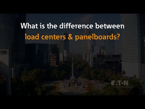 What is the difference between load centers and panelboards?
