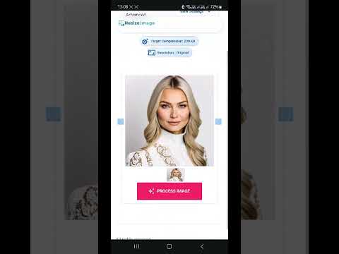 How to make photo size 200 kB in Mobile? | Image Compression | RESIZEIMAGE.IO