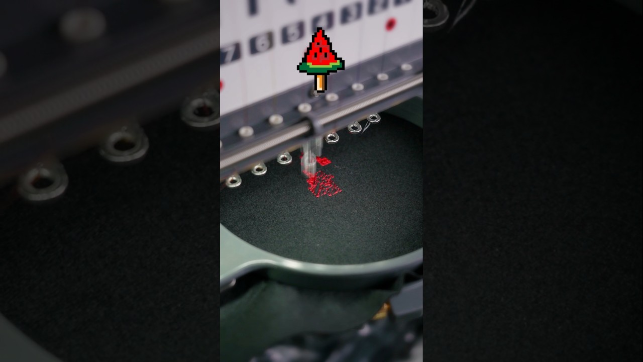 🍉 Pixel Art Watermelon Ice Cream Bar