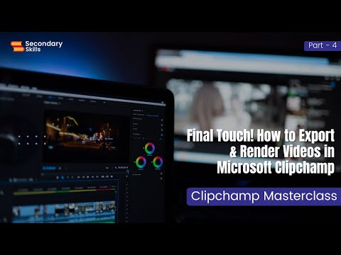 Final Touch! How to Export & Render Videos in Microsoft Clipchamp | Lesson 4