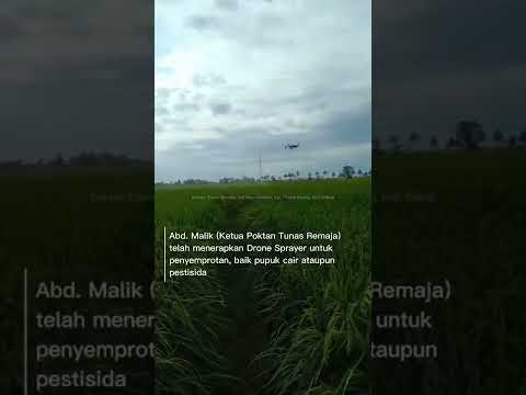 [Adopsi Teknologi] Teknologi Pesawat Tanpa Awak (Drone) Sprayer untuk Penyemprotan.