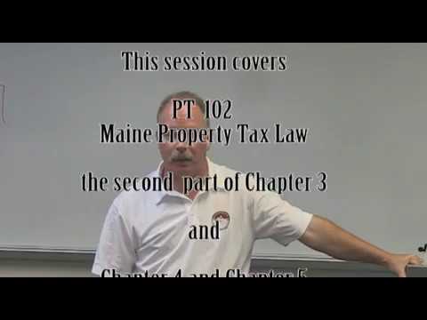 Certified Maine Assessor Exam Review Course, Part 6
